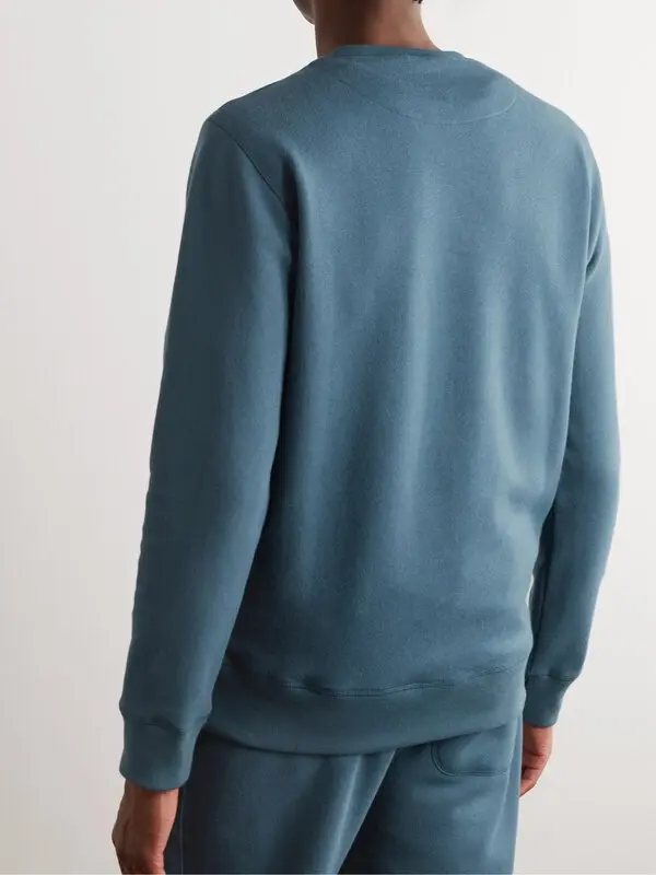 Kingsman Logo-embroidered Cotton And Cashmere-blend Jersey Sweatshirt