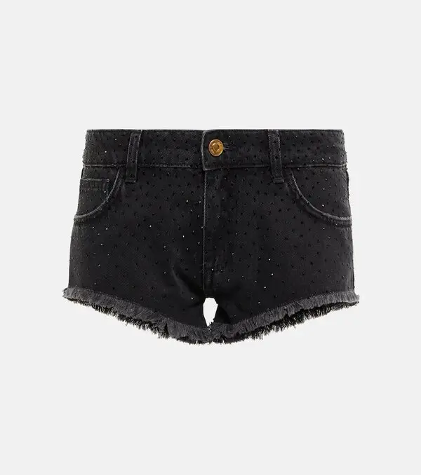 Blumarine Low-rise Denim Shorts