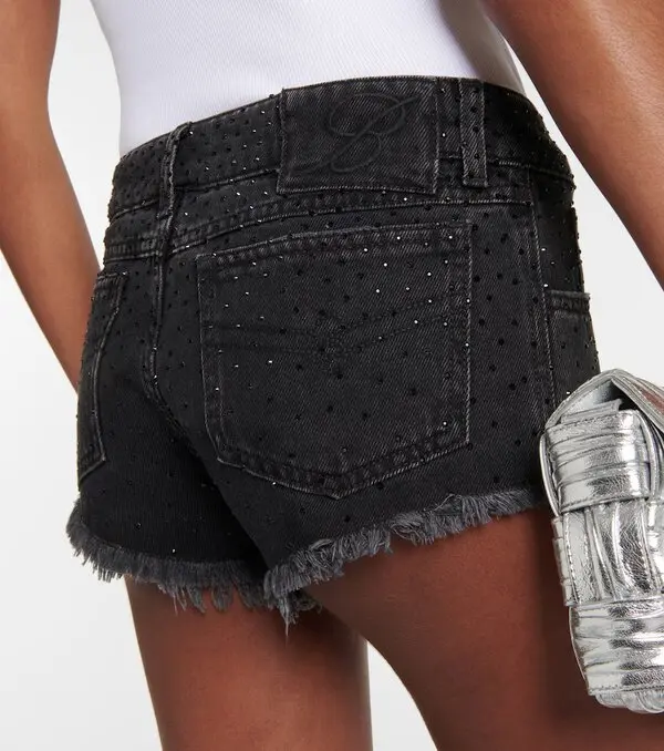 Blumarine Low-rise Denim Shorts