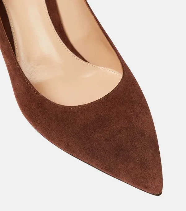 GIANVITO ROSSI 85 Suede Pumps