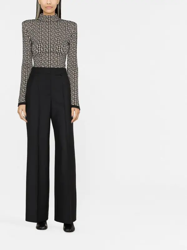 Givenchy Wide-leg Tailored Trousers - Black
