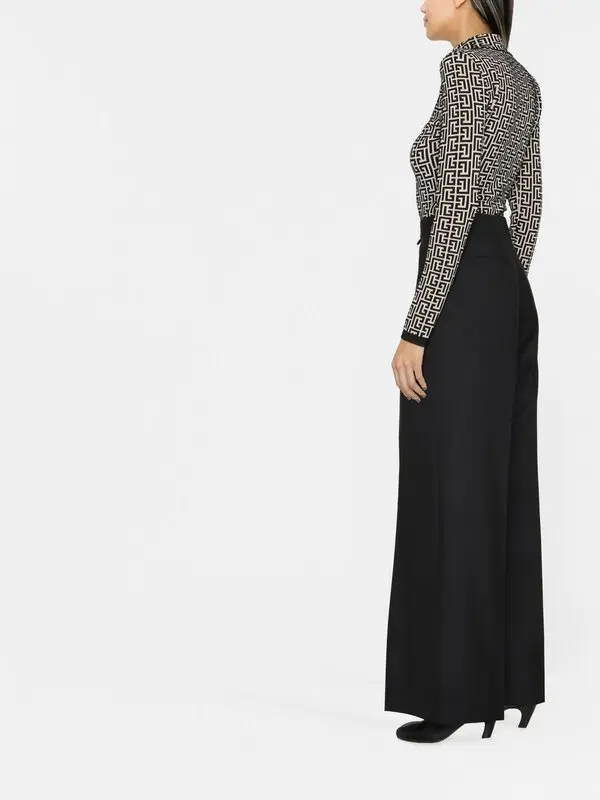 Givenchy Wide-leg Tailored Trousers - Black