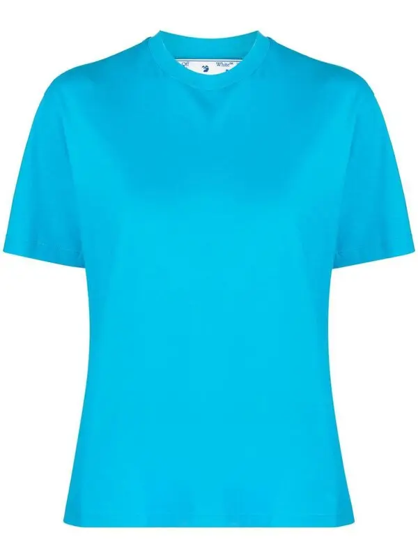 Off-White Diag-stripe Short-sleeved T-shirt - Blue