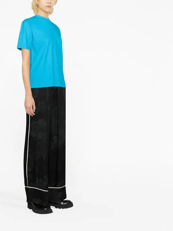 Off-White Diag-stripe Short-sleeved T-shirt - Blue