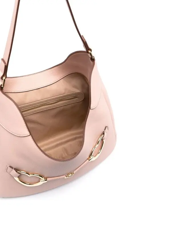 Moschino Heart-shaped Clasp Shoulder Bag