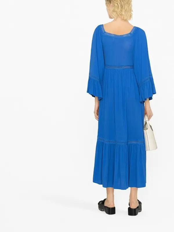 See By Chloé Square-neck Midi Dress