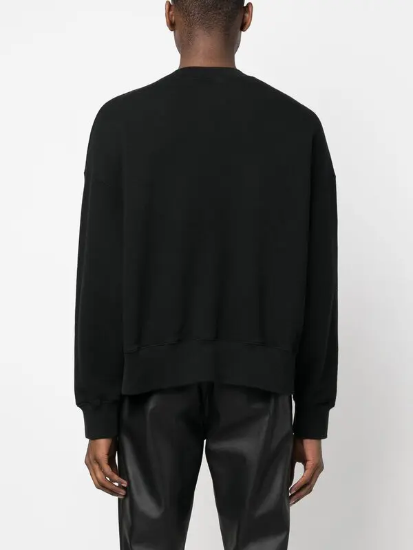 Palm Angels Graphic Print Sweatshirt - Black