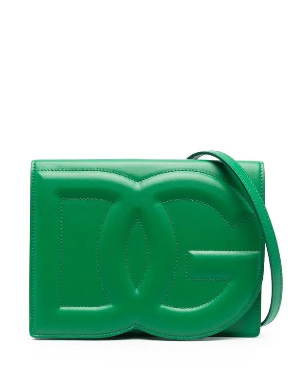 Dolce & Gabbana Dg Logo Leather Crossbody Bag