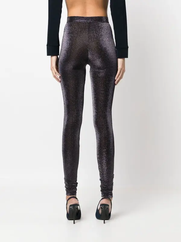 Zeynep Arçay Luminous-finish Super-skinny Trousers