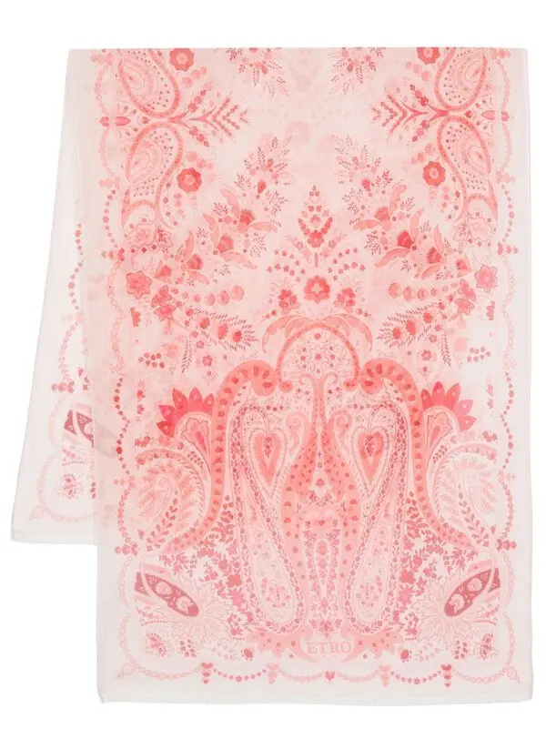 Etro Paisley-print Silk Scarf
