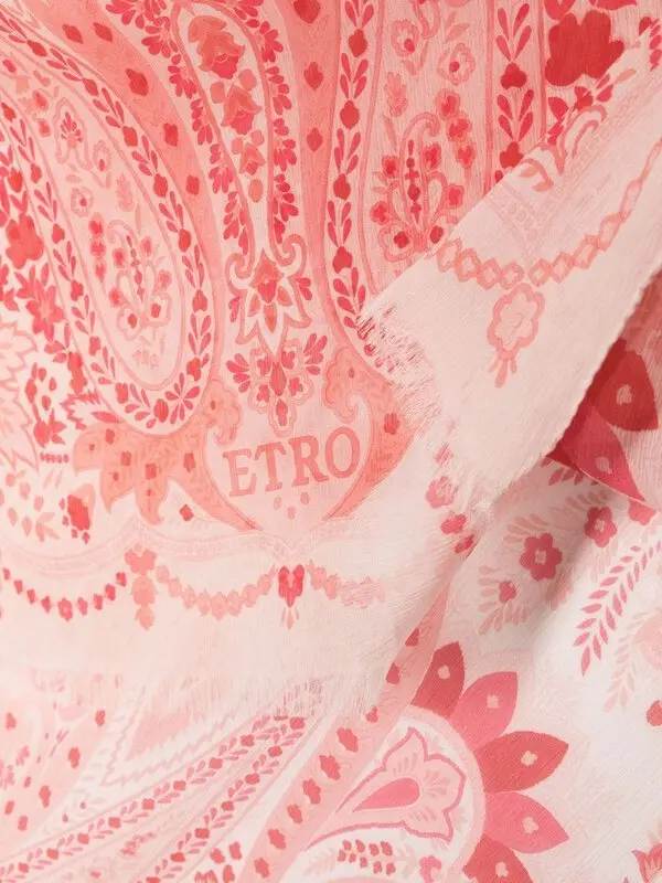 Etro Paisley-print Silk Scarf