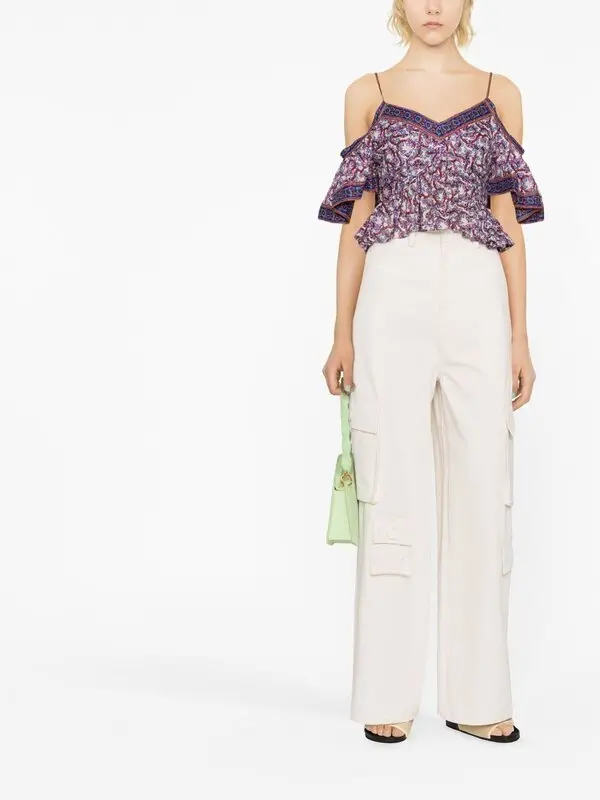 MARANT ETOILE Garuva Floral-print Blouse