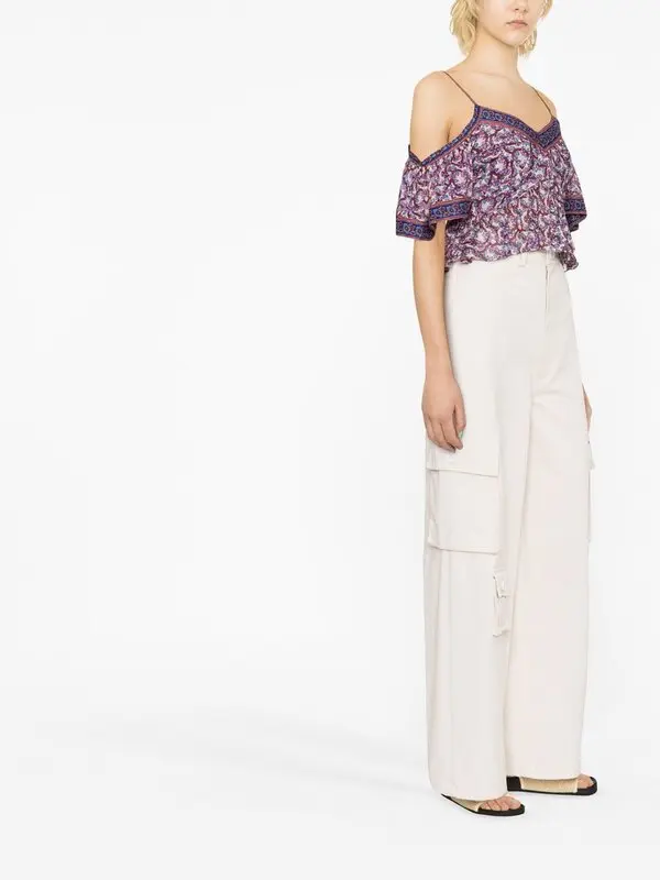 MARANT ETOILE Garuva Floral-print Blouse