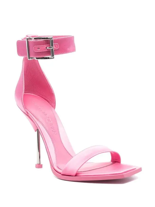 Alexander McQueen 110mm Satin-finish Sandals