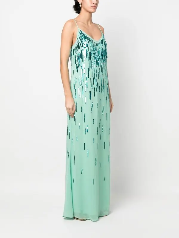 Amen Sequin-embellished Gown