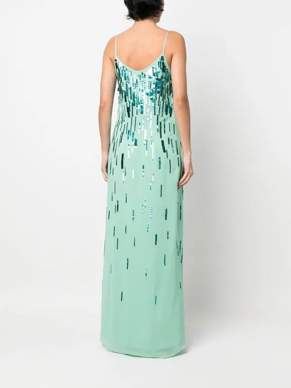Amen Sequin-embellished Gown