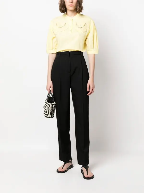 Tory Burch Wool Twill Trousers