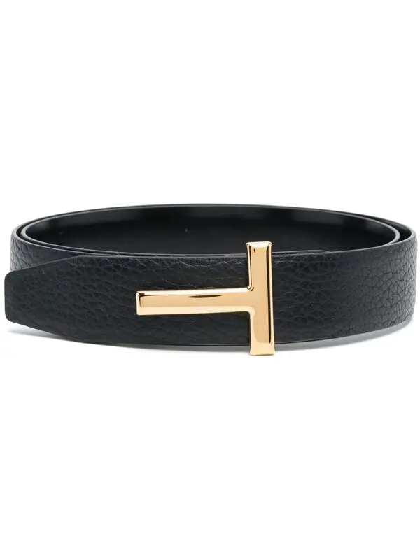 TOM FORD T-motif Belt - Black