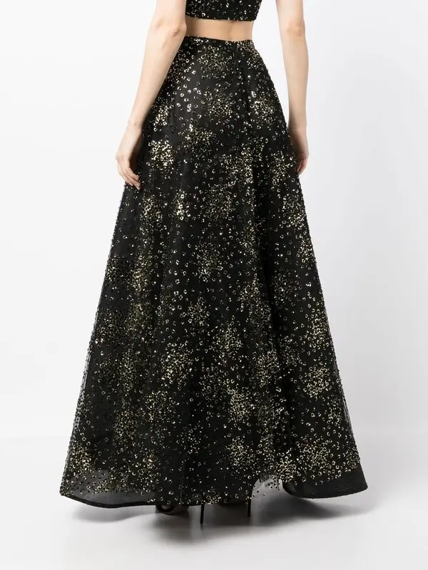 BAMBAH Sequin-embellished Maxi Skirt