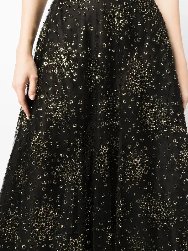 BAMBAH Sequin-embellished Maxi Skirt