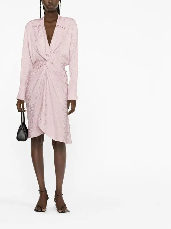 Zadig&Voltaire Rozo Silk Leopard Print Dress