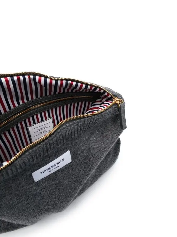 Thom Browne 4-bar Stripe Crossbody Bag