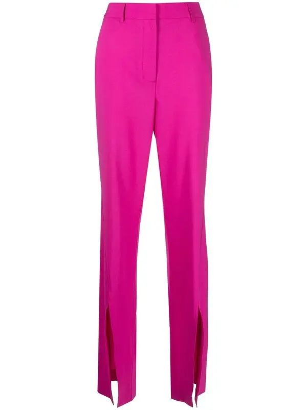 Giuseppe Di Morabito High-waisted Trousers With Slit Detail - Pink
