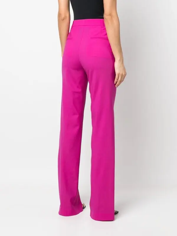 Giuseppe Di Morabito High-waisted Trousers With Slit Detail - Pink