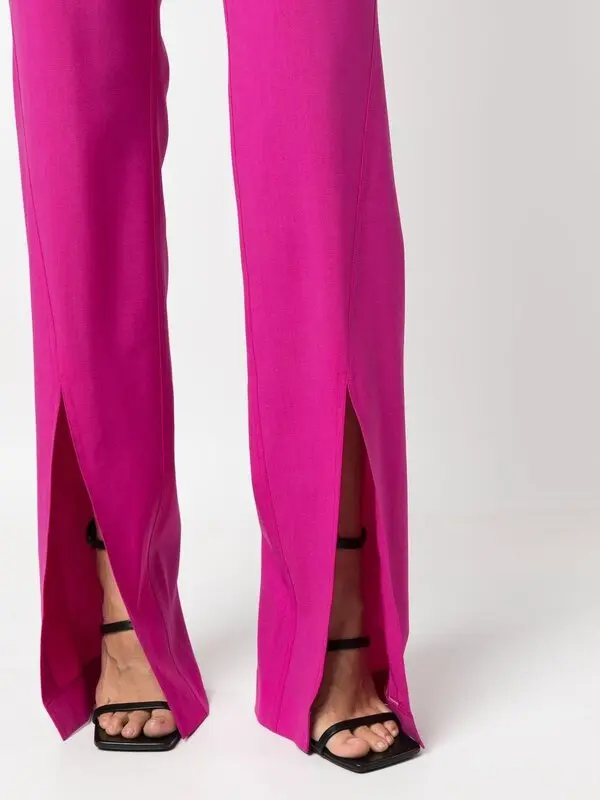 Giuseppe Di Morabito High-waisted Trousers With Slit Detail - Pink