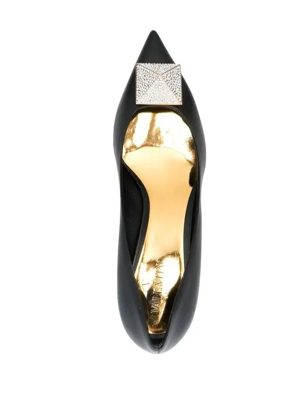 Valentino Garavani One Stud 40mm Leather Pumps