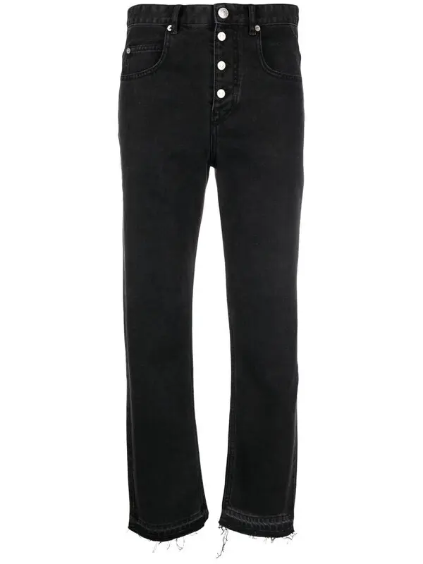 MARANT ETOILE Belden Straight-leg Jeans - Black
