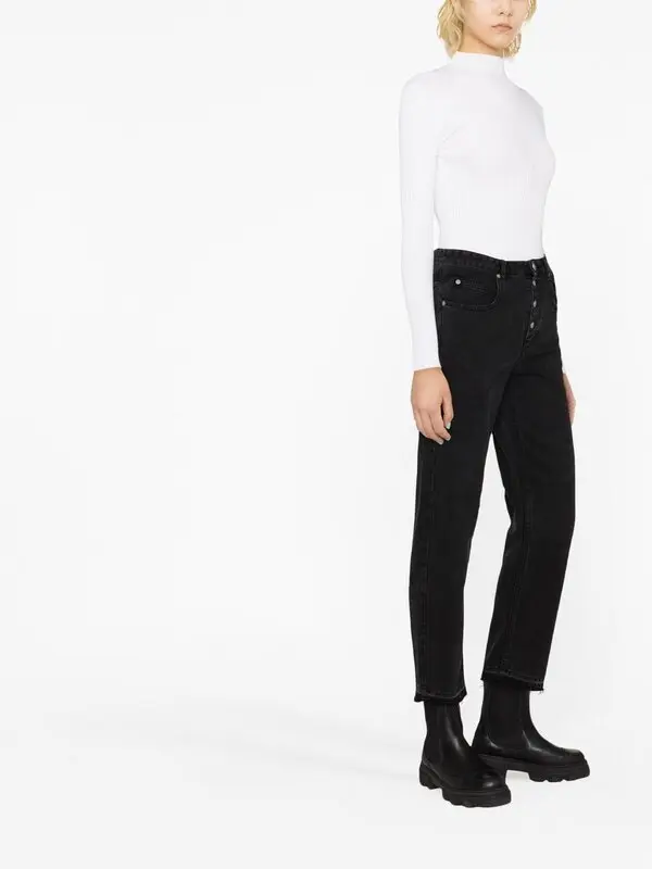 MARANT ETOILE Belden Straight-leg Jeans - Black