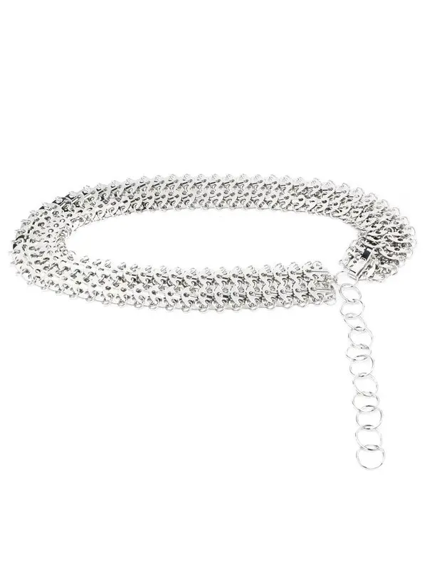 Rabanne Chainmail Adjustable Belt - Silver