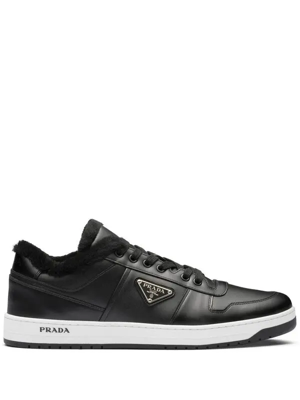 Prada Downtown Low-top Leather Sneakers