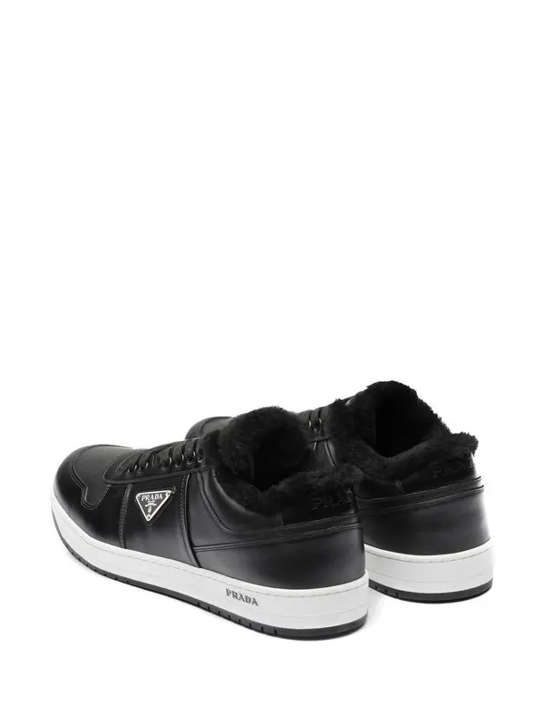 Prada Downtown Low-top Leather Sneakers
