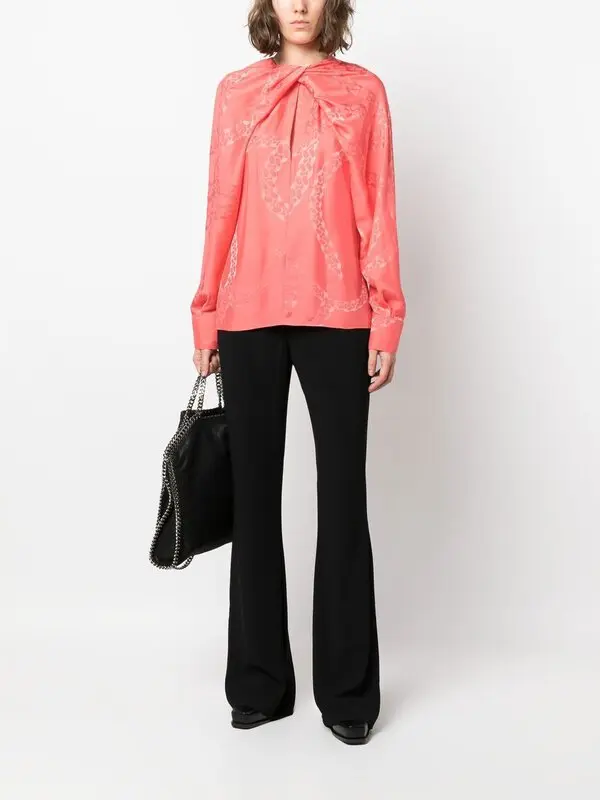 Stella McCartney Chain-link Print Blouse