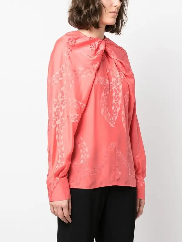 Stella McCartney Chain-link Print Blouse