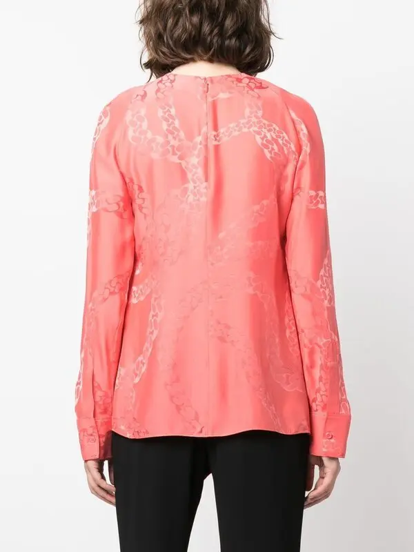 Stella McCartney Chain-link Print Blouse
