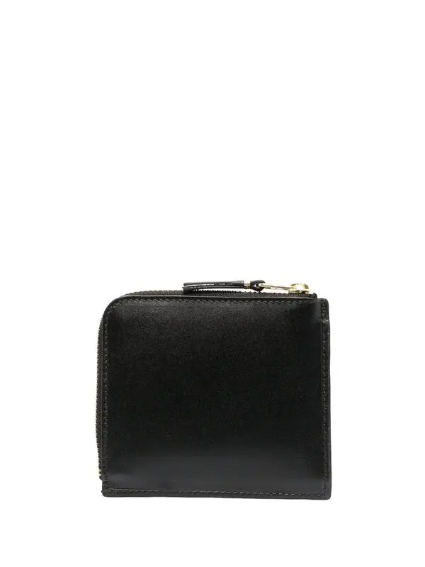 Comme Des Garçons Small Leather Cardholder - Black