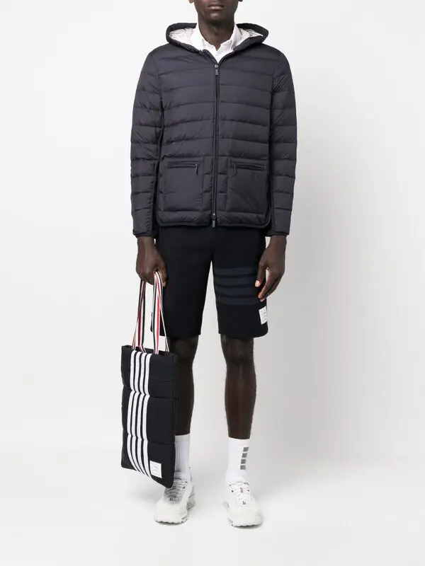 Thom Browne Zip-front Padded Jacket - Blue