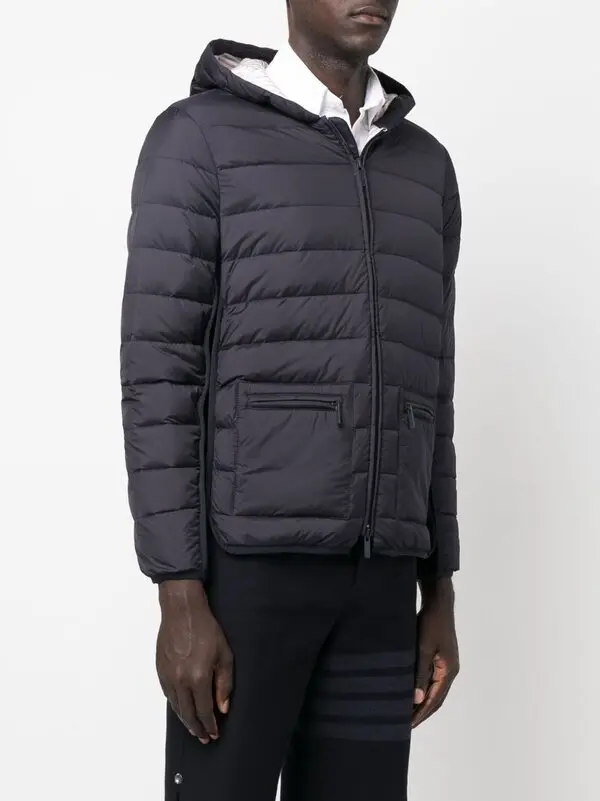 Thom Browne Zip-front Padded Jacket - Blue