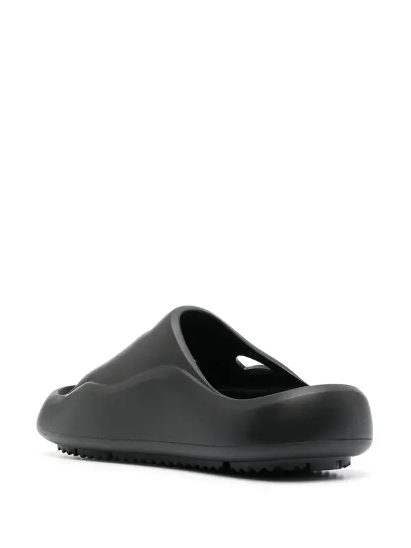Off-White Meteor Rubber Pool Slides - Black
