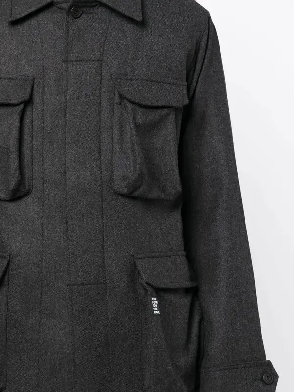THE POWER FOR THE PEOPLE Long-sleeve Cargo Jacket