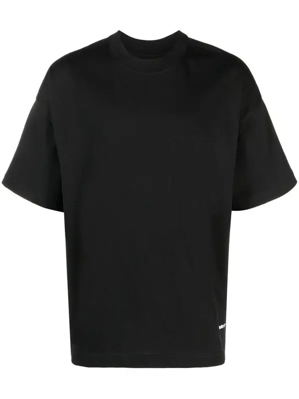 Carhartt Work In Progress Link Script Organic Cotton T-shirt - Black