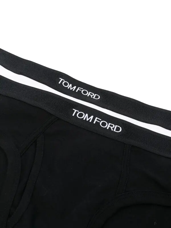 TOM FORD Logo-print Cotton Briefs - White
