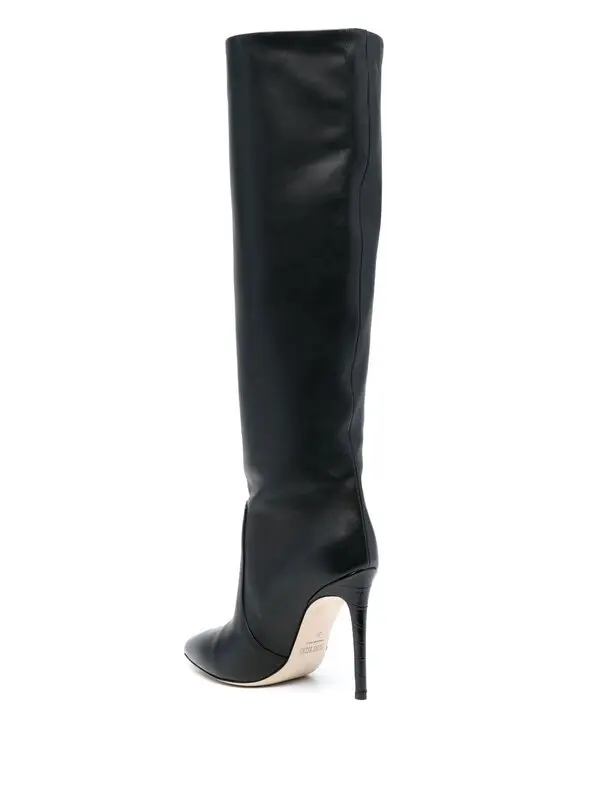 Paris Texas 110mm Knee-high Stiletto Boots - Black
