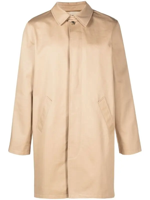 A.p.c. Ville Cotton Raincoat - Neutrals