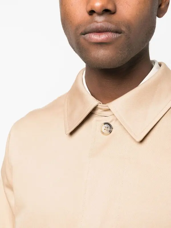 A.p.c. Ville Cotton Raincoat - Neutrals