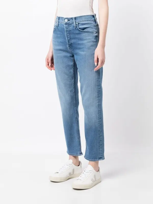 MOTHER Mid-rise Straight-leg Jeans