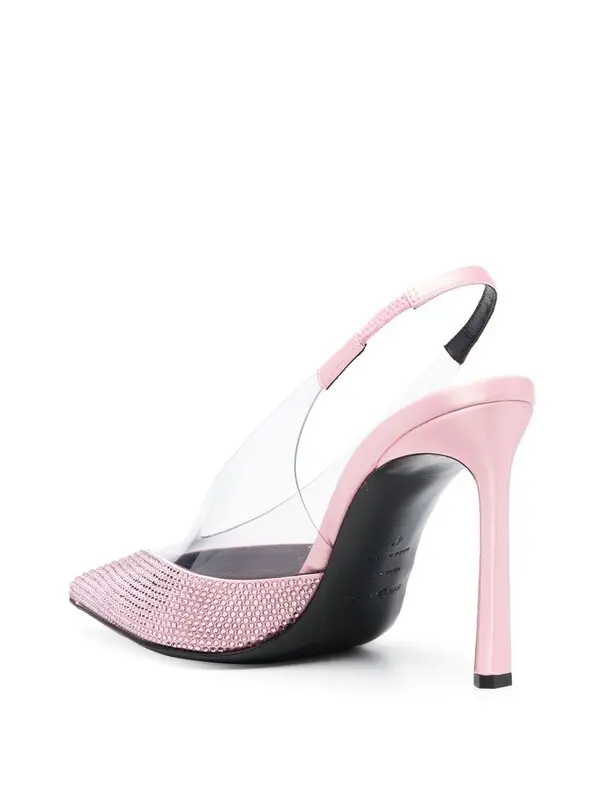 SERGIO ROSSI 120mm Crystal-embellished Pointed Pumps